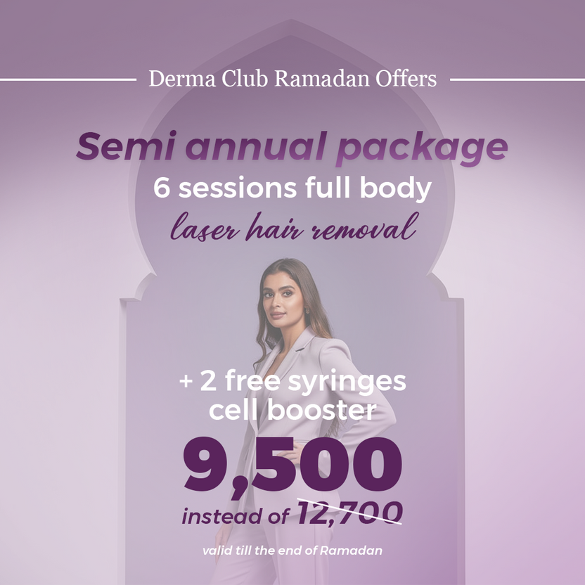 Semi Annual Package 6 Sessions Full Body Laser Hair Removal + 2Free Sy ...